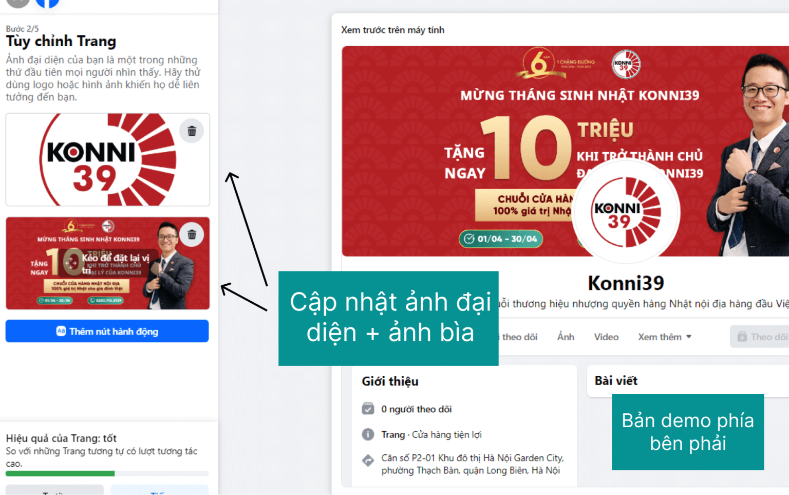 Cách xây dựng fanpage bán hàng hiệu quả cho người mới bắt đầu (2023) - Konni 39