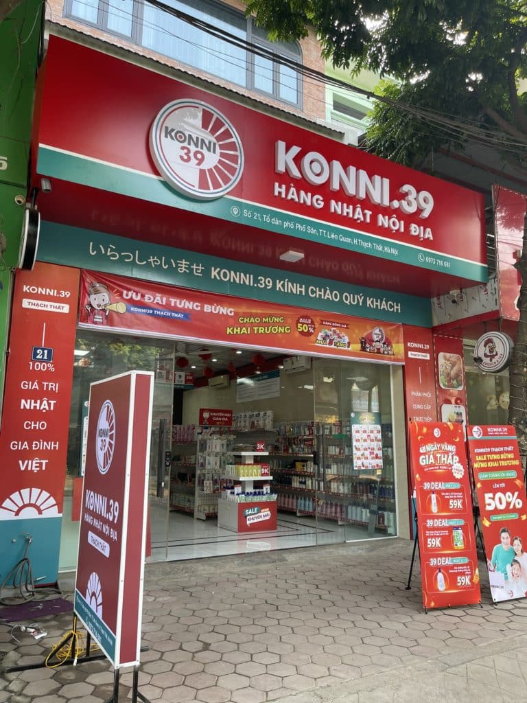 Giải pháp tối ưu khi kinh doanh nhượng quyền hàng Nhật - Konni 39